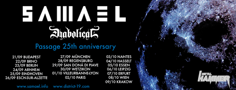 SAMAEL: " Passage 25th Anniversary Tour" - MY REVELATIONS